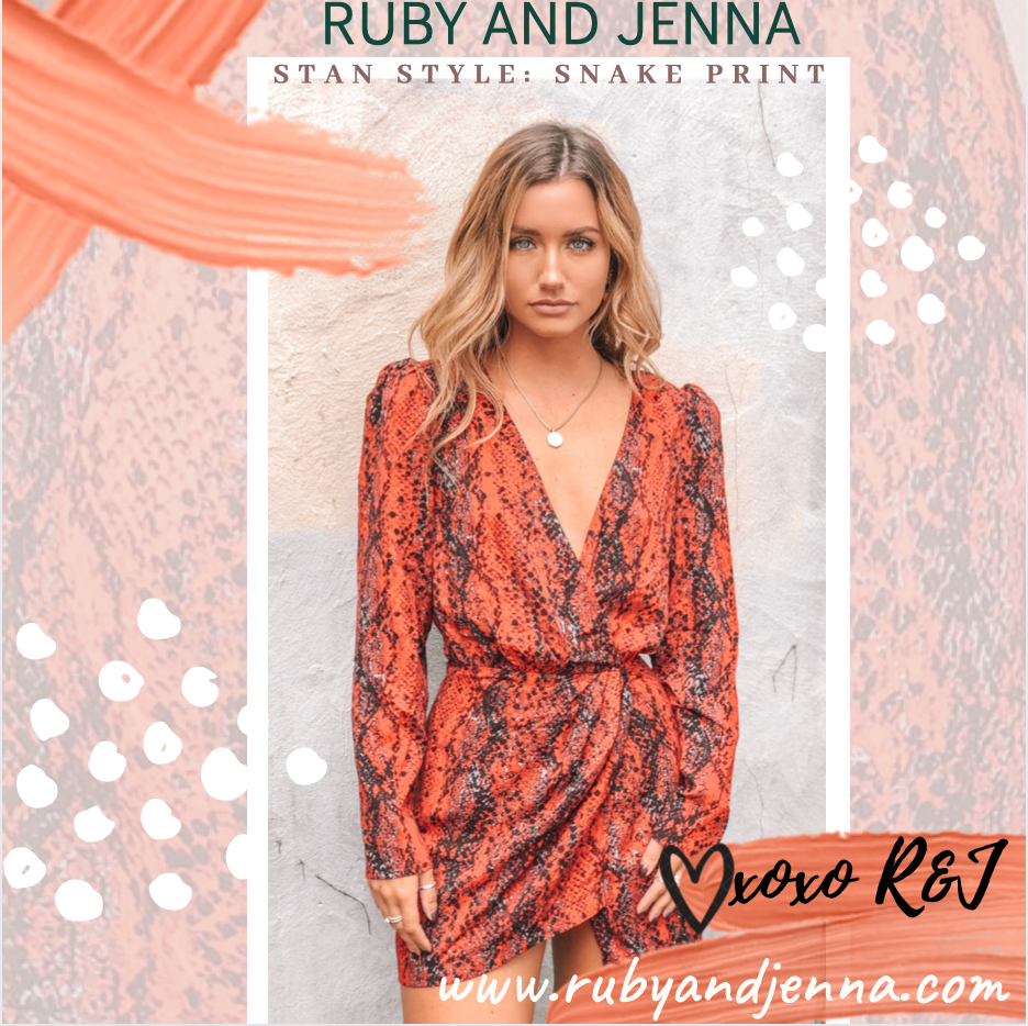 STAN STYLE: SNAKE PRINT – Ruby and Jenna